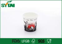 China Biodegradable Sun Paper Recyclable Coffee Cups For Christmas / Party , 100% Virgin Pulp for sale