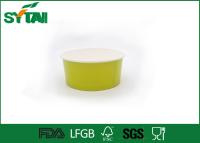China 20oz Double Wall Disposable Paper Cups With Lids , Food Grade PE Coating Paper Materials for sale