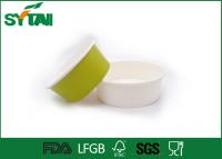 China 20oz Double Wall Disposable Paper Cups With Lids , Food Grade PE Coating Paper Materials for sale