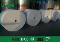 China White Custom Printed Paper Roll With Offset / Flexo Printing For Paper Cup , LFGB Listed for sale