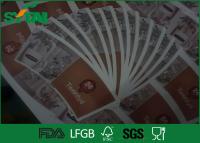 China Flexo Printing Glossy White Cardboard Paper / Duplex Board Paper For Paper Cup Making for sale