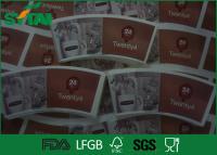 China Flexo Printing Glossy White Cardboard Paper / Duplex Board Paper For Paper Cup Making for sale