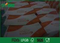 China Flexo Printing Glossy White Cardboard Paper / Duplex Board Paper For Paper Cup Making for sale