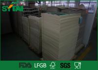 China Recycled Brown Paper Cup Fan With Greay / Kraft Paper Cardboard , Flexo Printing for sale