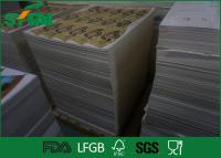 China Recycled Brown Paper Cup Fan With Greay / Kraft Paper Cardboard , Flexo Printing for sale