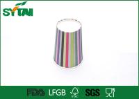 China Trade Assurance Logo Single Wall Paper Cups With Double PE Coated Paper , Eco Friendly for sale