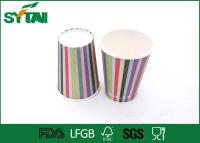 China Trade Assurance Logo Single Wall Paper Cups With Double PE Coated Paper , Eco Friendly for sale