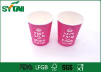China Disposable Espresso Cups With Lids For Ice Cream With Spoon Lids , LFGB Standard for sale
