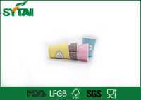 China Custom Printed Cold Drink Paper Cups / Disposable Paper Cups , ISO9001 Approved for sale