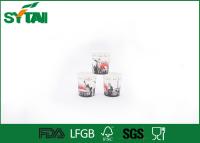 China Soda / Juice Cold Drink Paper Cups Disposable With Custom LOGO , Eco - Friendly for sale