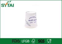China Beautiful Design Hot Drink Single Wall Paper Cups Logo Printed 4oz Disposable for sale