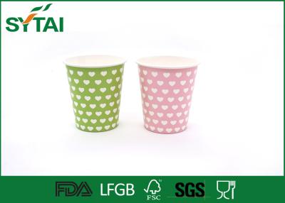 China Disposable Hot Drink Paper Cups , biodegradable coffee cups Single PE Coated for sale