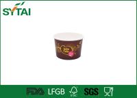 China Gray Special Design Paper Ice Cream Cups Small Size Tasting Disposable for sale