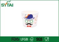 China Fancy Design Mid Size Ice Cream Paper Cups Environmentally Friendly for sale