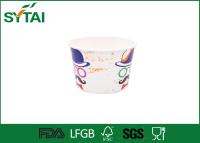China Fancy Design Mid Size Ice Cream Paper Cups Environmentally Friendly for sale