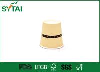 China Flexo Printing Hot Drink Paper Cups ,  Logo Printed Take Out Coffee Cups With Lids for sale