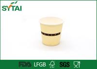 China Flexo Printing Hot Drink Paper Cups ,  Logo Printed Take Out Coffee Cups With Lids for sale