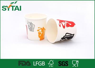 China 12Oz 90mm Hot Drink Paper Cups , Custom Printed coffee takeaway cups with Lids for sale