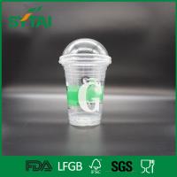 China Many Size Custom Disposable Plastic Cups , Clear Plastic Container With Lid for sale