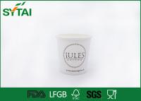 China 4Oz Single Wall Paper Cups Bulk For Hot Drinks , Recyclable Coffee Cups for sale