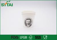 China 4Oz Single Wall Paper Cups Bulk For Hot Drinks , Recyclable Coffee Cups for sale