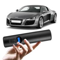 China Portable Smart 12V Digital Air Pump With LED Display Emergency Light for sale