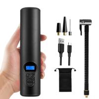 China Rechargeable Car Air Pump Digital Car Tyre Inflator with Led Light for sale
