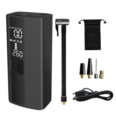 China Mini Tyre Inflator Wireless Tire Pump For Car And Bike Fast Inflating Air Compressor for sale