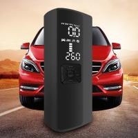 China Rechargeable Digital Tire Inflator With LED Screen Compact Car Air Pump for sale