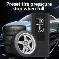 China Emergency Car Tire Inflator 12V Car Tire Pump With Power Bank Function for sale