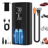China Digital Car Tyre Inflator 12V Car Tyre Air Pump Build - In 6000mAh Rechargeable Battery for sale