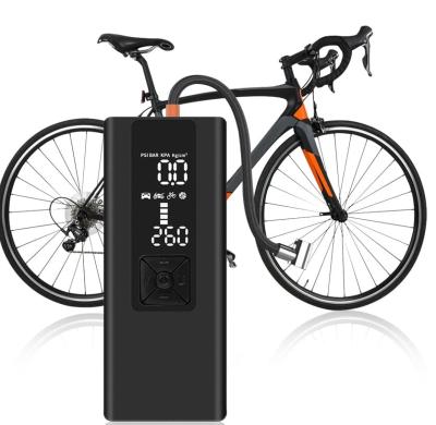 China Digital Cordless Air Compressor 6000mAh Rechargeable Tyre Inflator Pump for Bikes Cars for sale