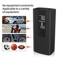 China Digital Cordless Air Compressor 6000mAh Rechargeable Tyre Inflator Pump for Bikes Cars for sale