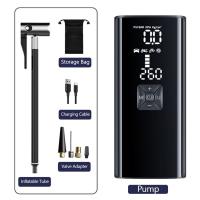 China Handheld Portable Air Compressor 6000mAh Rechargeable Tire Pump With Digital Display for sale