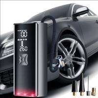 China Rechargeable Air Compressor Portable Car Tyre Inflator With LED Display And SOS Alert for sale