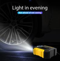 China Digital Car Tire Inflator With Preset Pressure LED Light Smart Car Tire Air Pump for sale