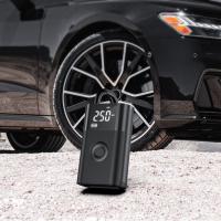 China Portable Cordless Tire Inflator Air Compressor with Digital Pressure Gauge LED Light for sale