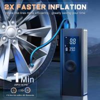 China Smart Portable Cordless Tire Inflator Air Pump For Car Bike Motorcycle for sale