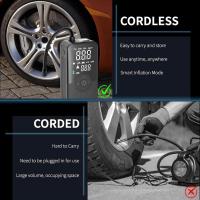 China Cordless Tire Inflator With Dual Power Supply Fast Accurate And Easy To Use for sale