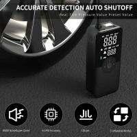 China Digital Tire Air Pump 150 PSI Fast Inflation With Auto Shut-Off And LED Screen for sale
