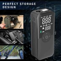 China Powerful Portable Tire Inflator Fast car inflator pump with LED Light and Dual Power for sale