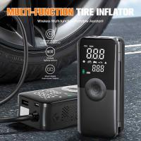 China Powerful 150PSI Tire Inflator 4000mAh Inflate Cars Bikes And More In Minutes for sale