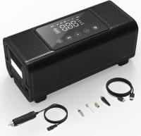 China 6 In 1 Portable Car Air Compressor Double Motor 25 Cylinder Vehicle Air Compressor 12V for sale