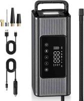 China Double Cylinders Heavy Duty Truck Tyre Inflator Intelligent Wireless Car Inflation Pump for sale