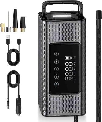China Double Cylinders Heavy Duty Truck Tyre Inflator Intelligent Wireless Car Inflation Pump for sale
