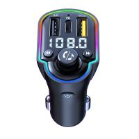 China Dual USB Car Charger FM Transmitter Bluetooth Car MP3 Player FM Transmitter for sale