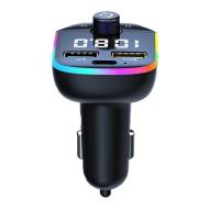 China Smart Bluetooth Car FM Transmitter 12W With Dual USB PD Fast Charging for sale