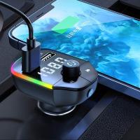 China All In One Bluetooth Car Charger And FM Transmitter 87.5 - 108.0Mhz Frequency for sale