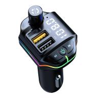 China Smart Car Bluetooth 5.0 MP3 Player FM Transmitter With Hands Free Calling for sale