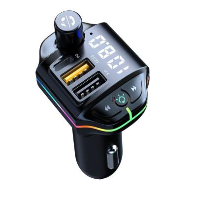 China Smart Car Bluetooth 5.0 MP3 Player FM Transmitter With Hands Free Calling for sale